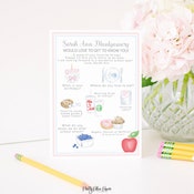 EDITABLE Student About Me All About Me Printable Back to - Etsy Canada