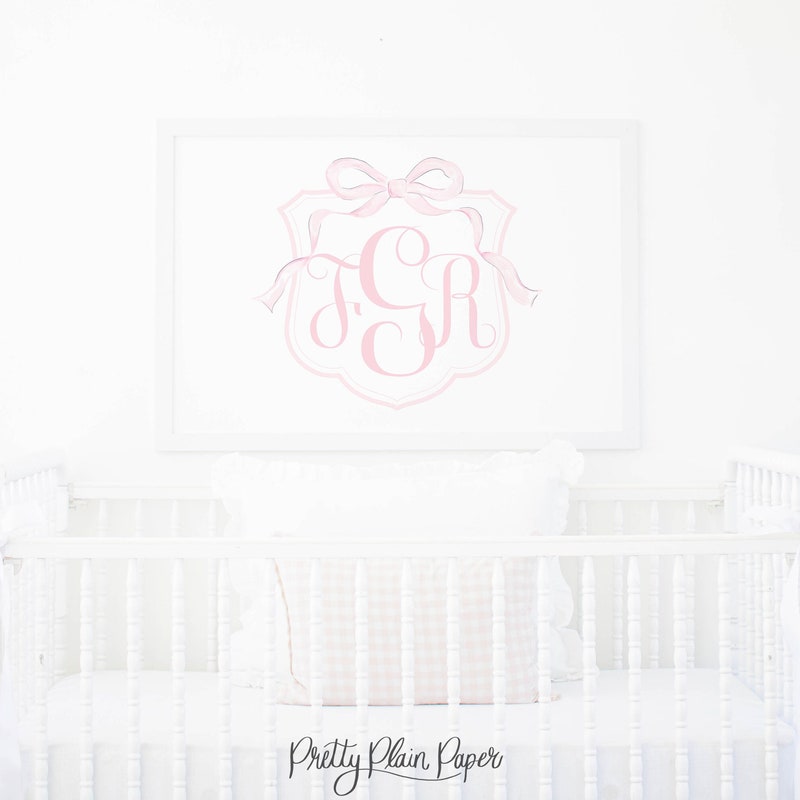 Monogram Crest - Etsy