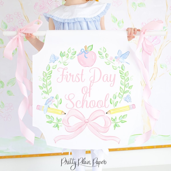 School Banner - Etsy
