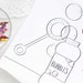 Bubble Party Coloring Page | Printable Download | Bubbles Theme ...