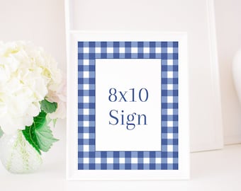Navy Blue Gingham - Etsy