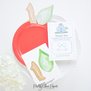 Dinner for the Teacher | 5x7 Printable | First Day of School Gift Card ...