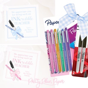 Teacher Appreciation Tag | 3.5''x3.5'' Printable | Ink Credible ...