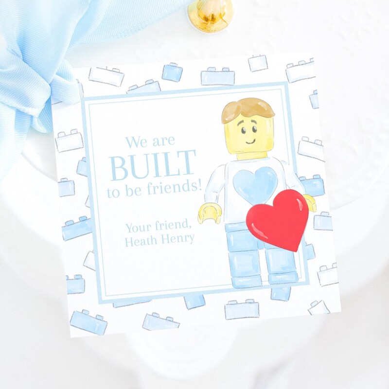 Lego® Valentines Cards - Etsy