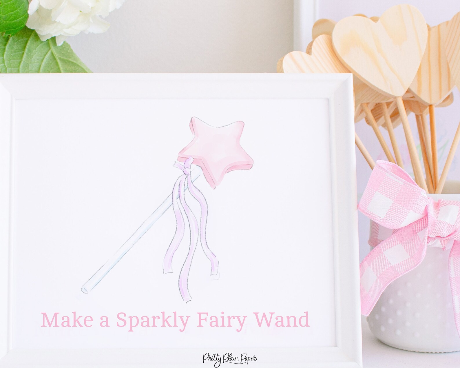 Make a Fairy Wand Sign | Printable | 8x10 | Fairy Party Sign ...