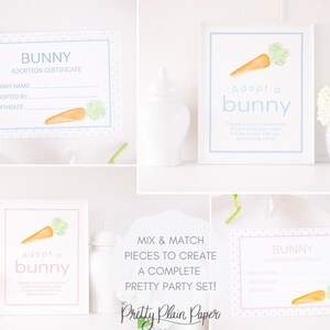 Adopt a Bunny Certificate | Printable Download | Adopt a Bunny ...