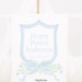 Hospital Baby Name Sign Printable 8x10 Watercolor Blue - Etsy