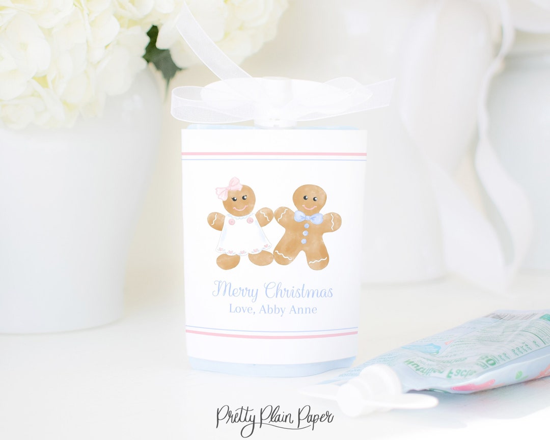 Applesauce Pouch or Yogurt Pouch Printable | Watercolor Gingerbread ...