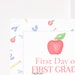 Watercolor First Day of School Sign Watercolor 1st Day of - Etsy