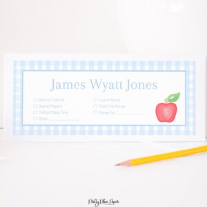 Personalized Envelopes for School | Watercolor Back to School Envelope ...