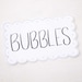 Bubble Party Bubbles Sign Printable Download 0104 - Etsy