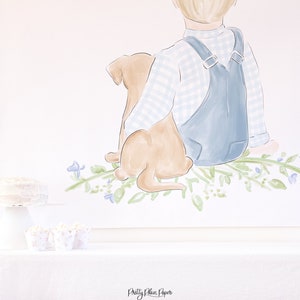 Snips & Snails Birthday Backdrop Poster Printable Download - Etsy