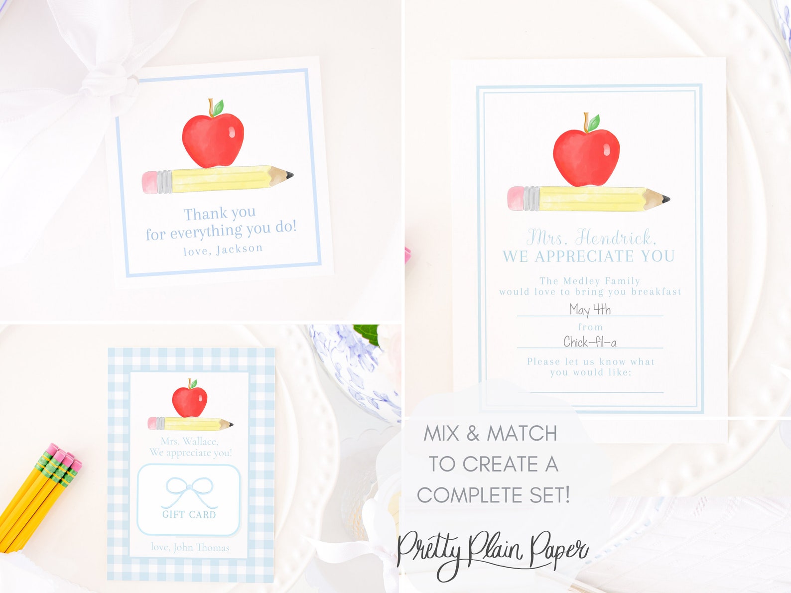 Teacher Appreciation Gift Card Printable Teacher Printable | Etsy