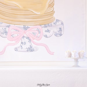 Pancakes & Pajamas Party Backdrop Watercolor Pancakes and | Etsy