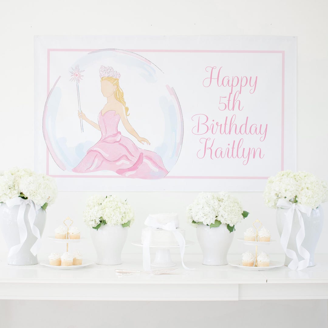 Backdrop Banner | 36x60 Printable | Wicked and Glinda Good Witch Party ...