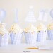 Watercolor Light Blue Cupcake Toppers Printable Classic - Etsy