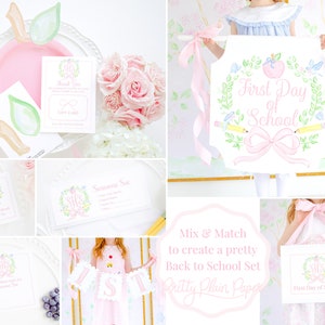 Pink Teacher Favorite Things | Watercolor Get to Know the Teacher ...