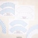 Blue Gingham Cupcake Wrapper Template & Blue Polka Dot Cupcake Wrapper ...