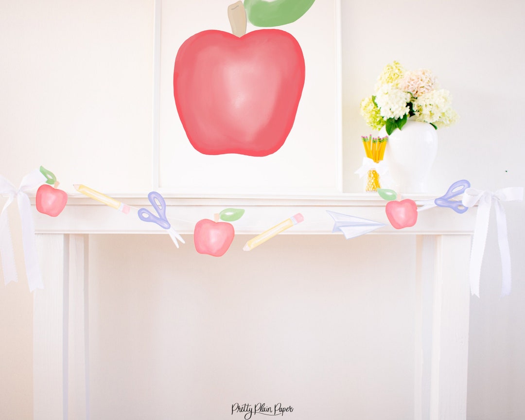 Back to School Banner Printable | Printable Download | Pencils and ...