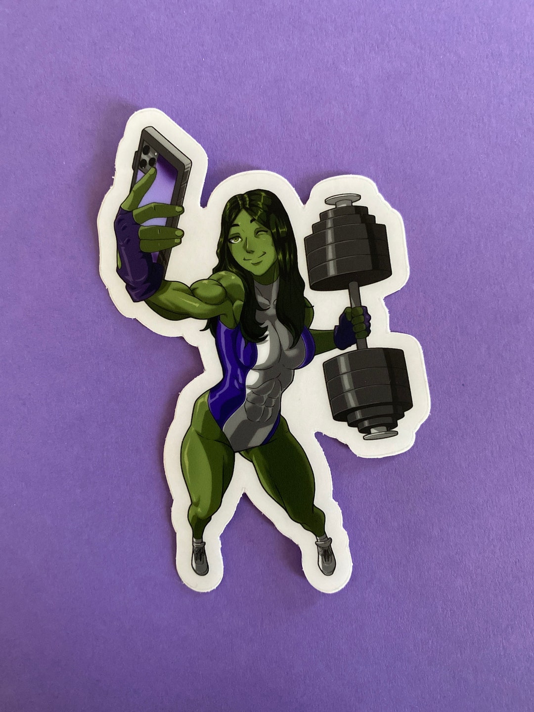 Selfie She Hulk Sticker!! - Etsy