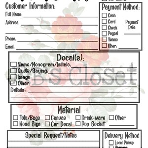 Tumbler, T-shirt, Universal Order Form Combo Set - Etsy