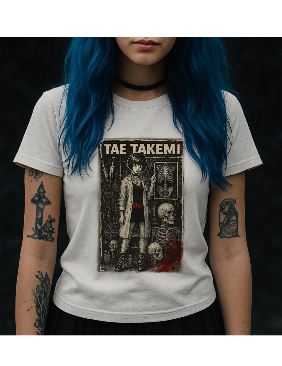 Tae Takemi Persona 5 Shirt – Goth Doctor Waifu Tee | Death Confidant ...