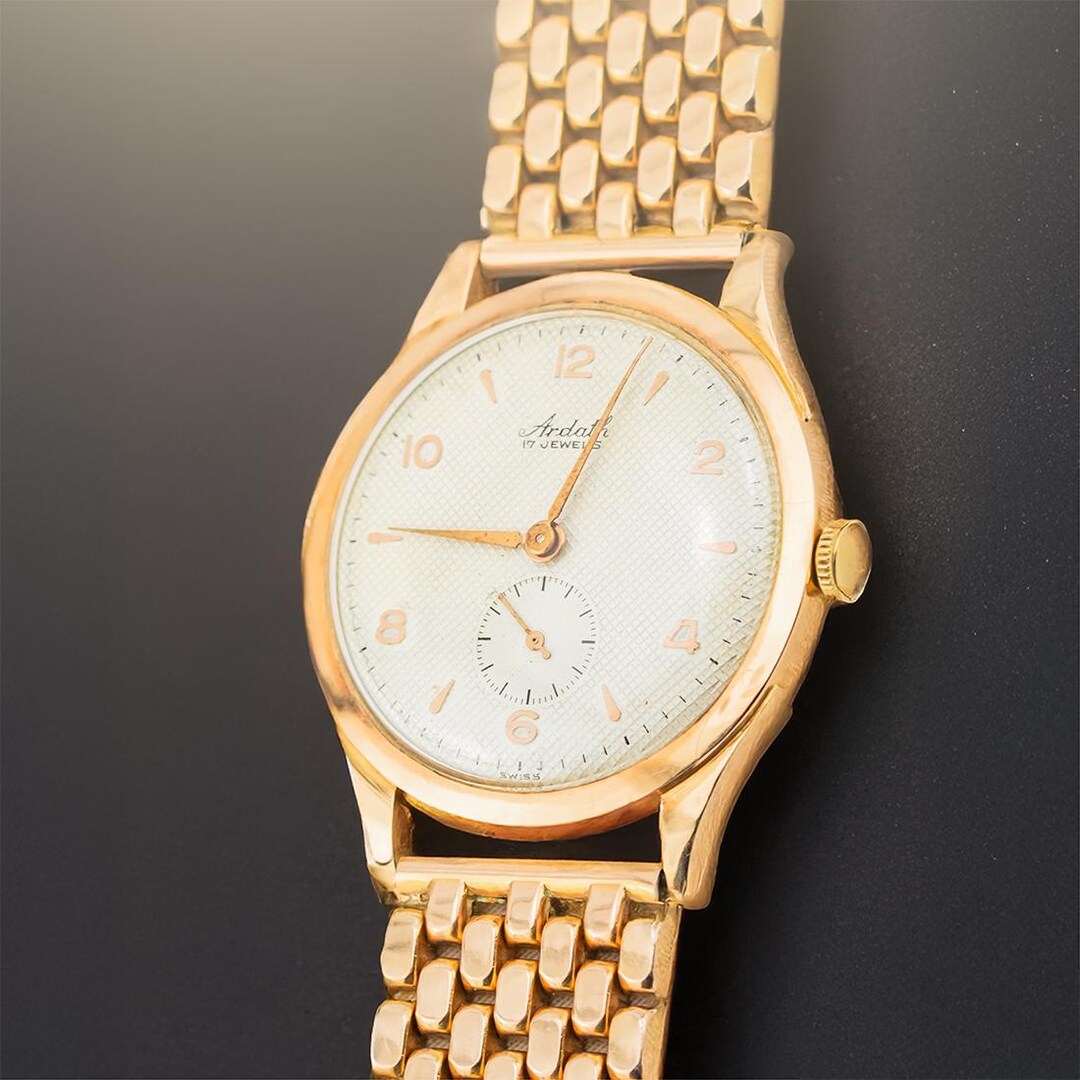 Ardath 17 Jewels Watch - 18kt Rose Gold - Etsy