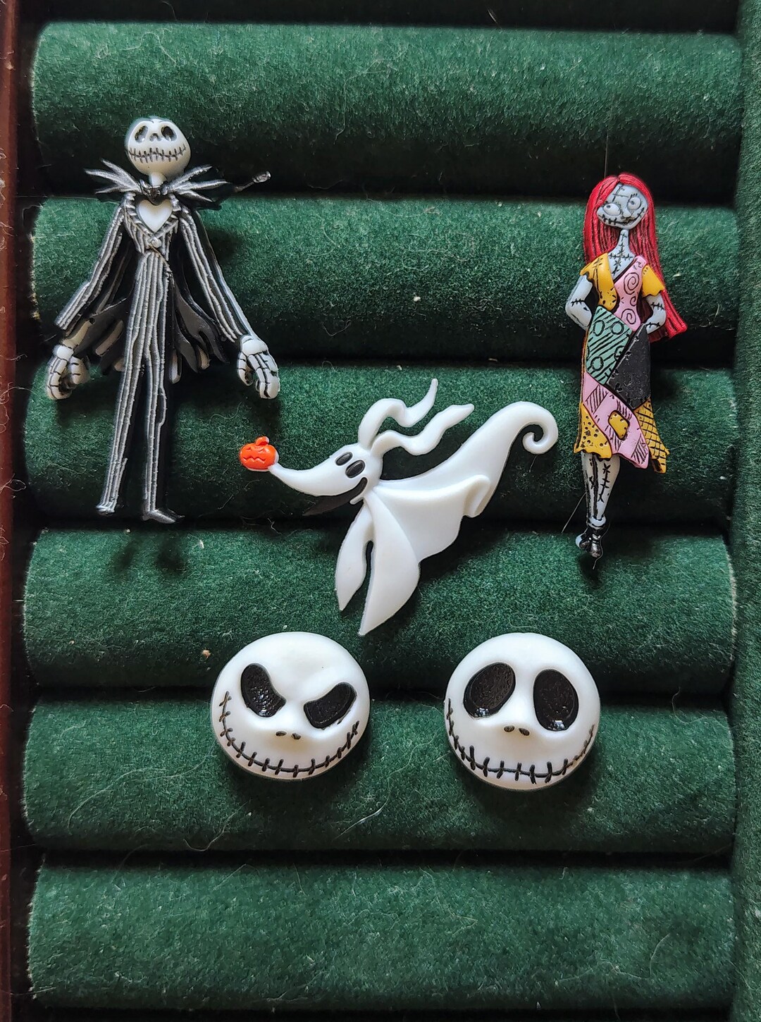 5 Pc Set Dress It up Disney Plastic Buttons Nightmare Before Christmas ...