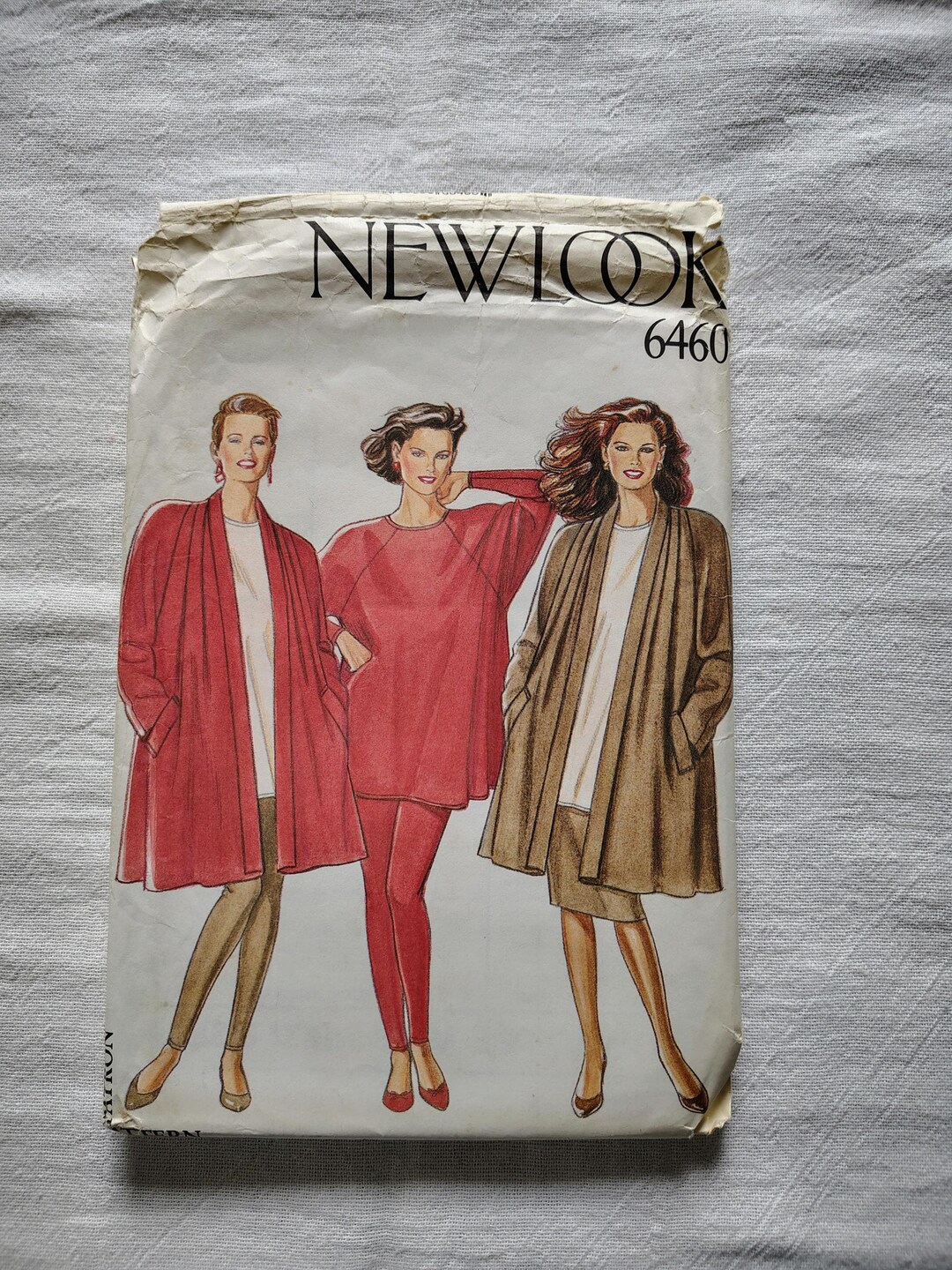 Vintage New Look 6460 Sewing Pattern Jacket, Tunic, Slacks and Skirt ...
