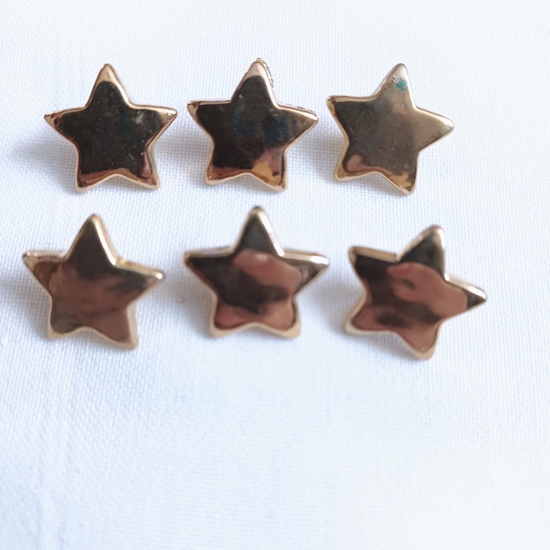 Star Shaped Buttons - Etsy