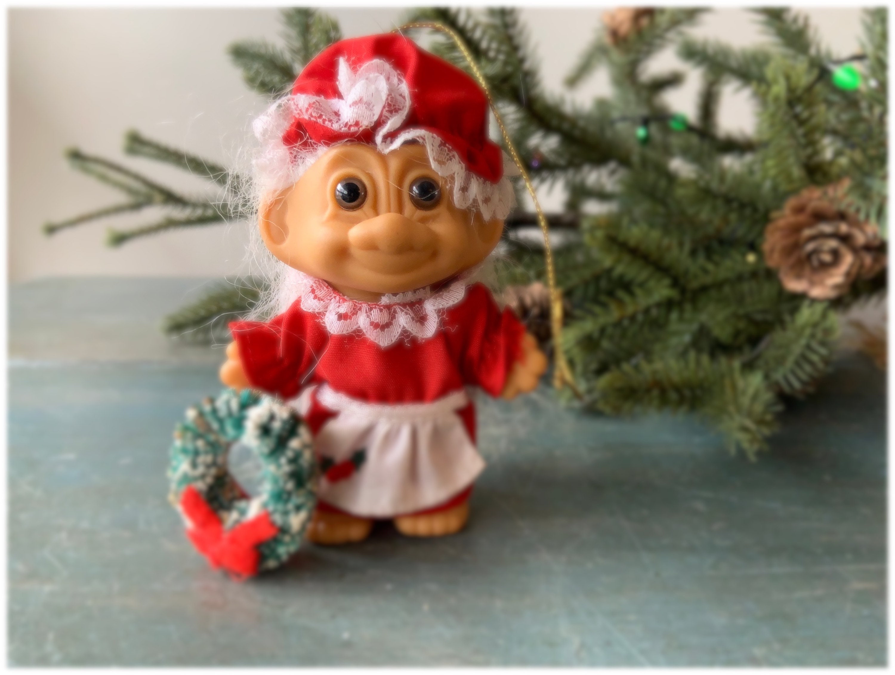 Vintage Mrs. Claus Troll Doll Christmas Y2K Christmas | Etsy