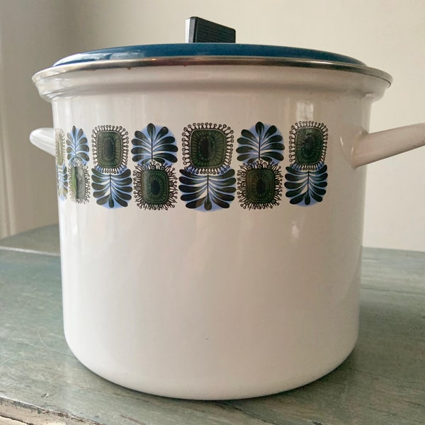 Enamel Stock Pot - Etsy