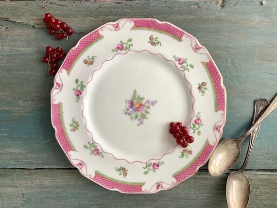 Rare Pink Royal Doulton Lowestoft Luncheon Plate Rare - Etsy