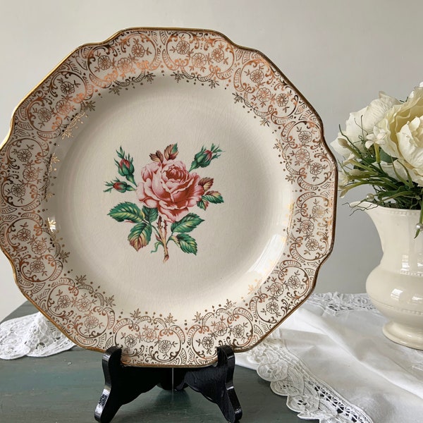 Red Roses Plates - Etsy