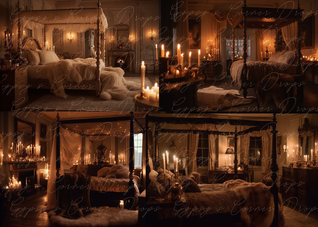 Boudoir, Digital Backdrop, Digital Background, Romantic, Model, Bed ...