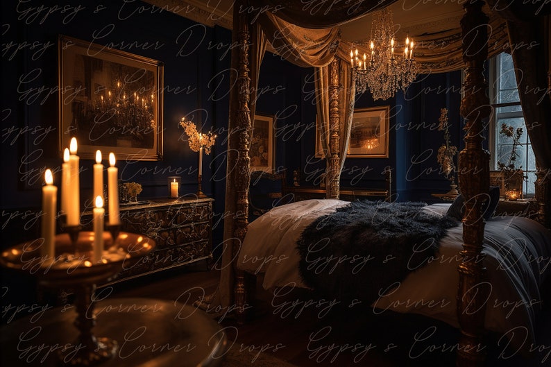 Boudoir, Digital Backdrop, Digital Background, Romantic, Model, Bed ...