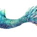 Set of 4 Mermaid Tail Digital Overlays, for Newborn, Baby, Boy or Baby ...