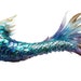 Set of 4 Mermaid Tail Digital Overlays, for Newborn, Baby, Boy or Baby ...