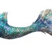 Set of 4 Mermaid Tail Digital Overlays, for Newborn, Baby, Boy or Baby ...