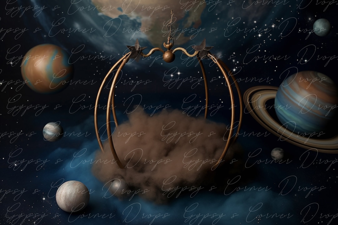 Newborn Digital Backdrop, Outer Space, Planets, Stars, Universe ...