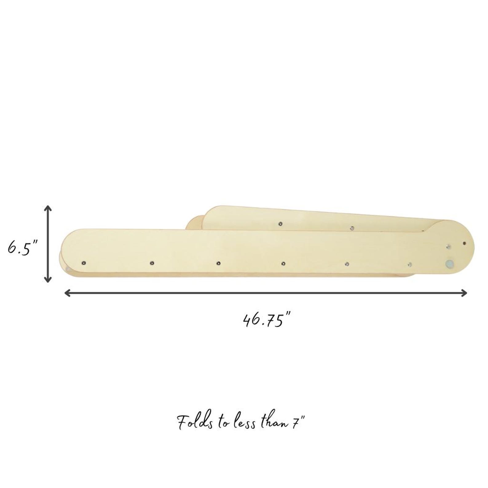 Folding Wooden Slide Easel: Baltic Birch Montessori Climber Toy - Etsy