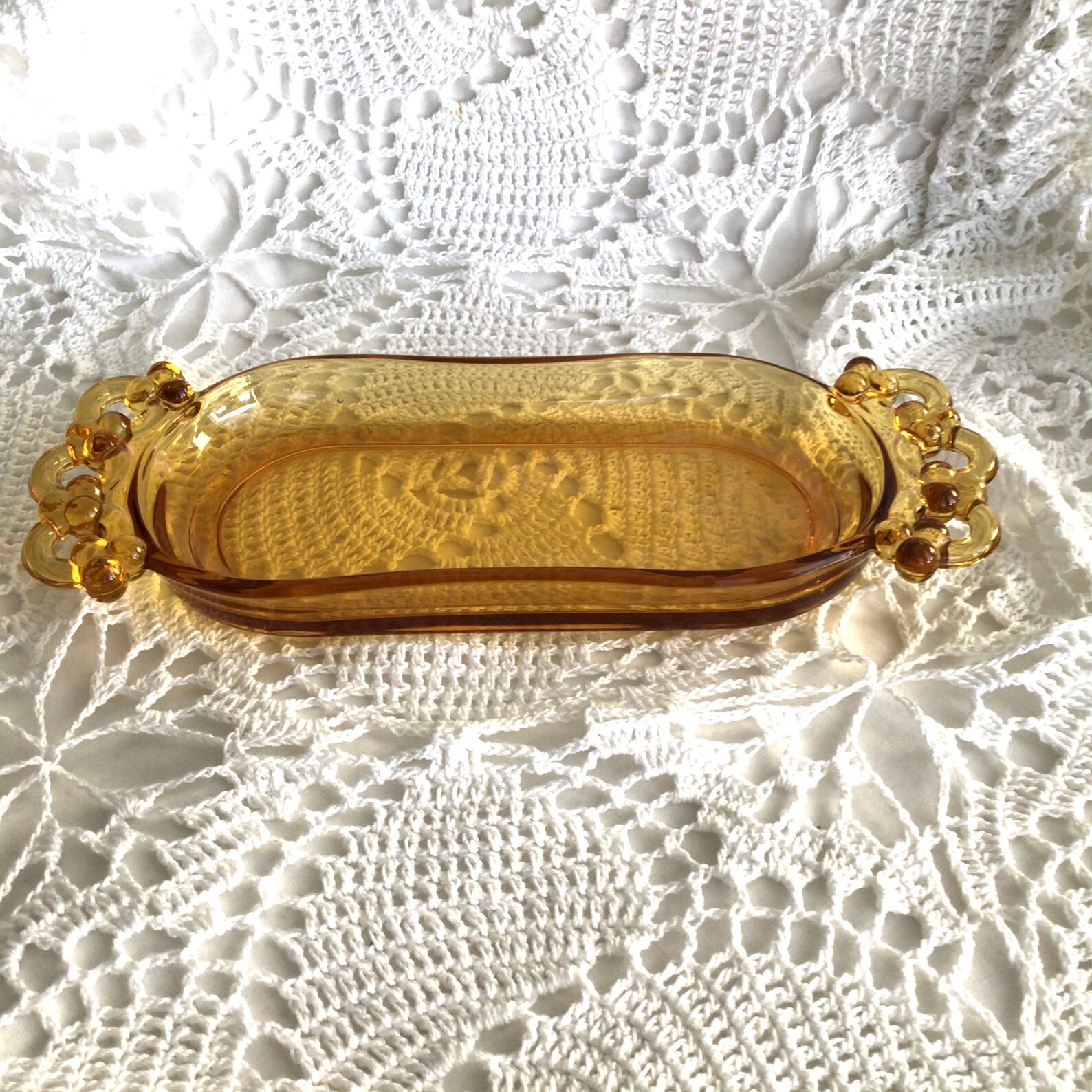 Gorgeous Josef Inwald Gleaming Amber Bohemia Czech Glass Cream - Etsy