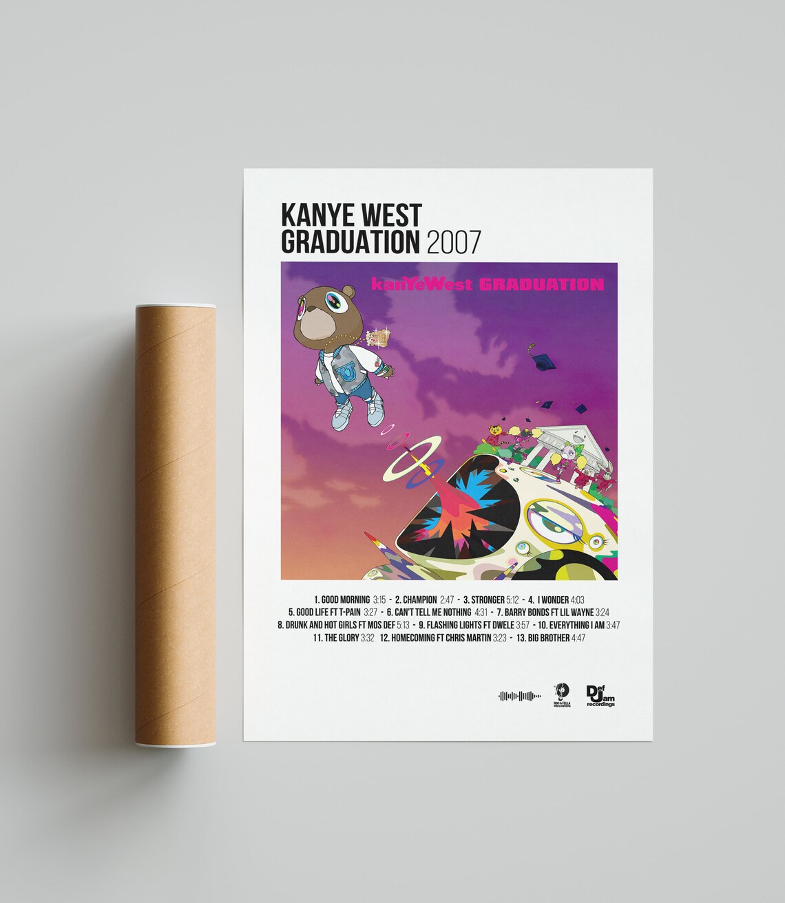 Graduation Album Poster Print Album Cover Poster Music | Etsy