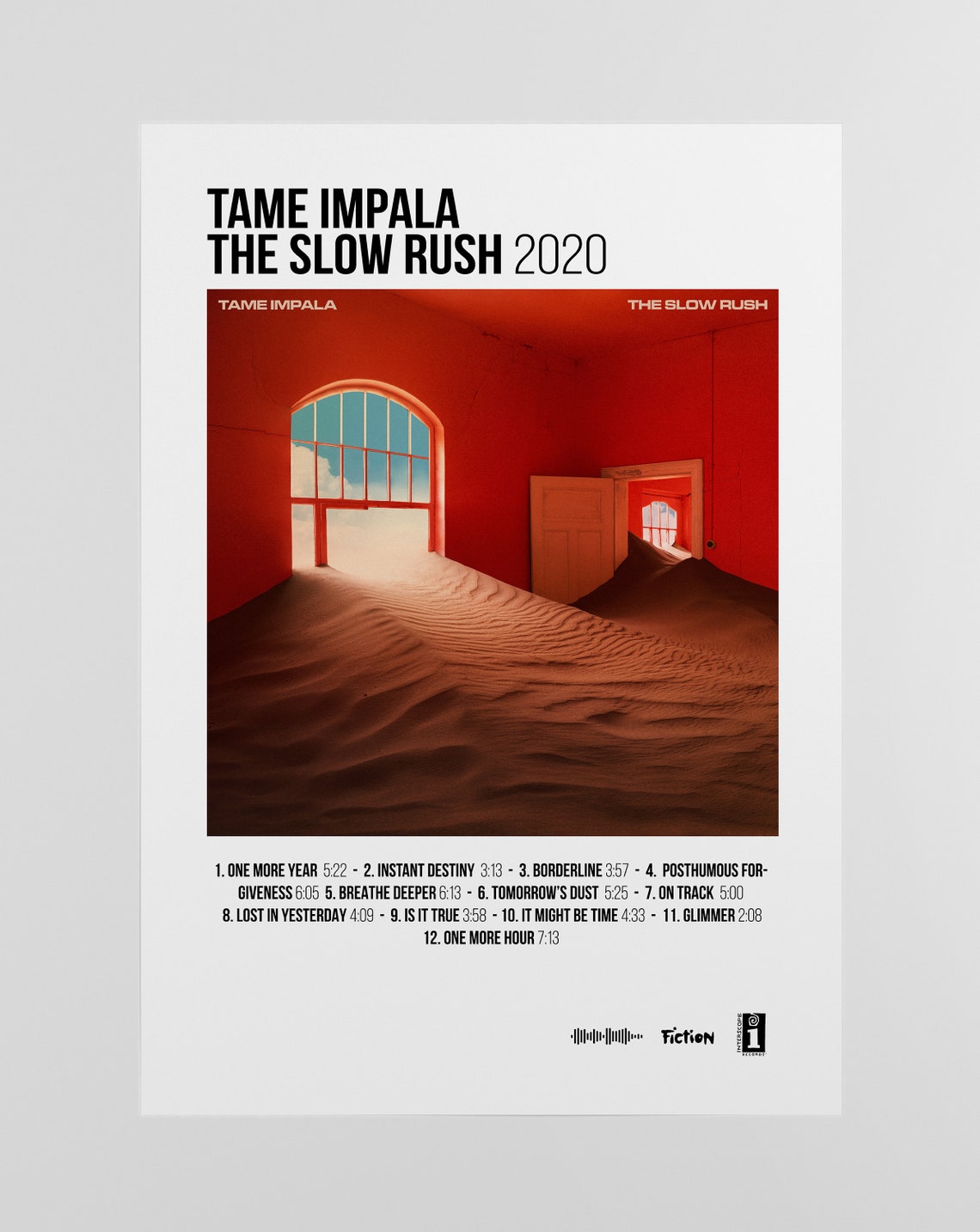 The Slow Rush Poster Print Album Cover Poster Music Poster | Etsy