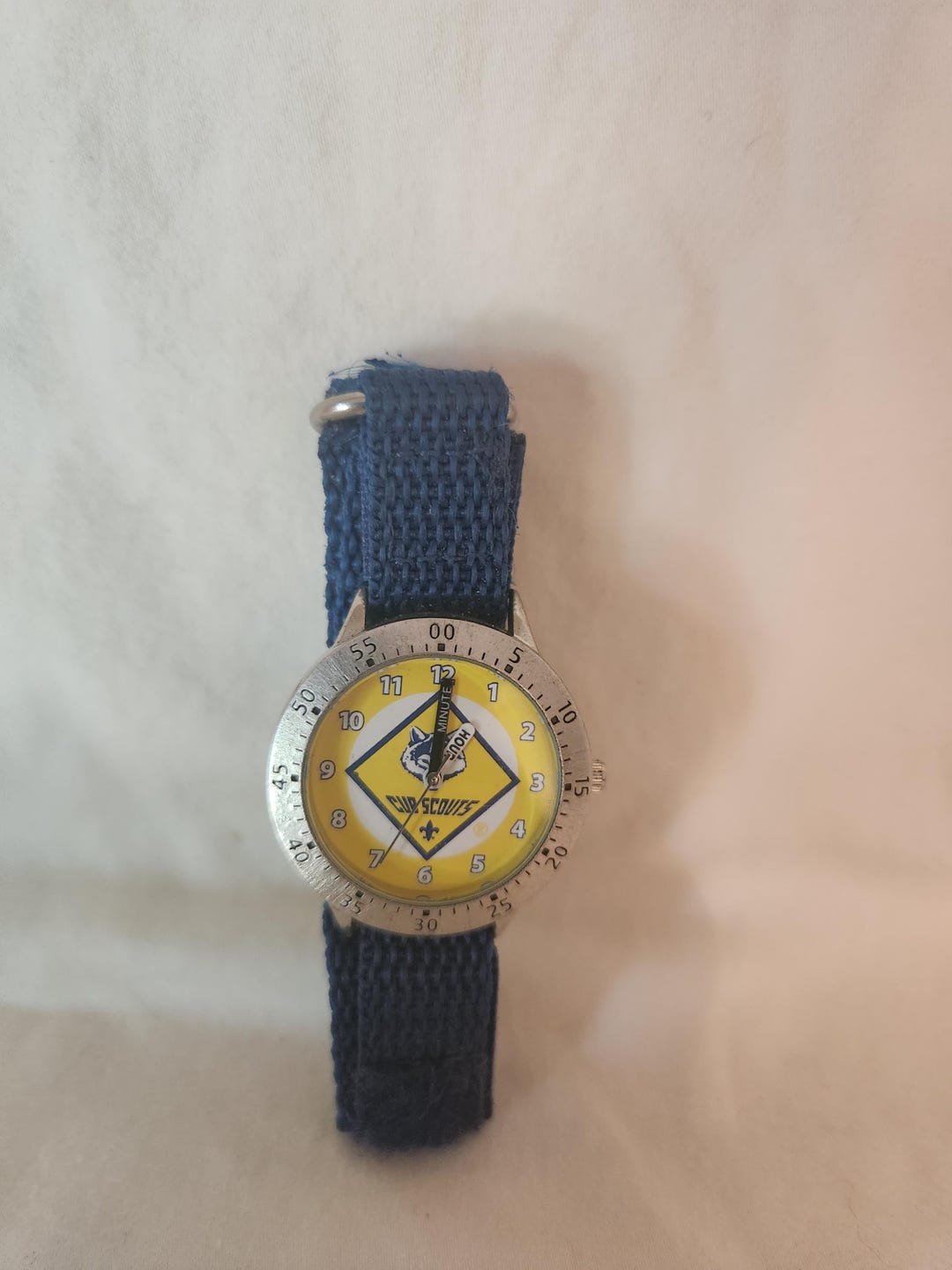 Cub Scout Vintage Watch With Blue Velcro Band - Etsy