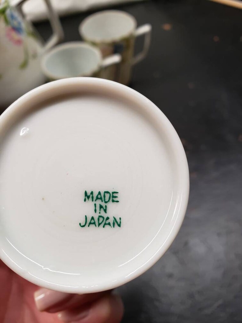 Antique Hand Painted Lemonade Set - Etsy