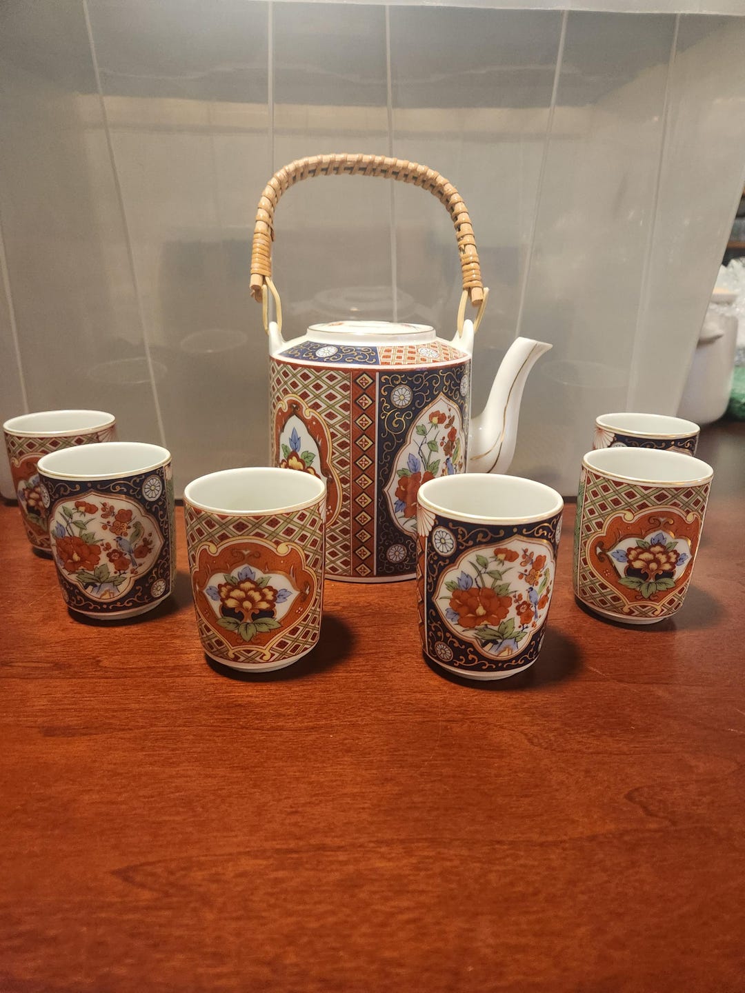 Vintage Gold Imari Tea Set From Japan - Etsy