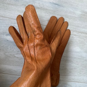 Men's Leather Classic Gloves - Etsy