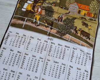 1985 Calendar - Etsy