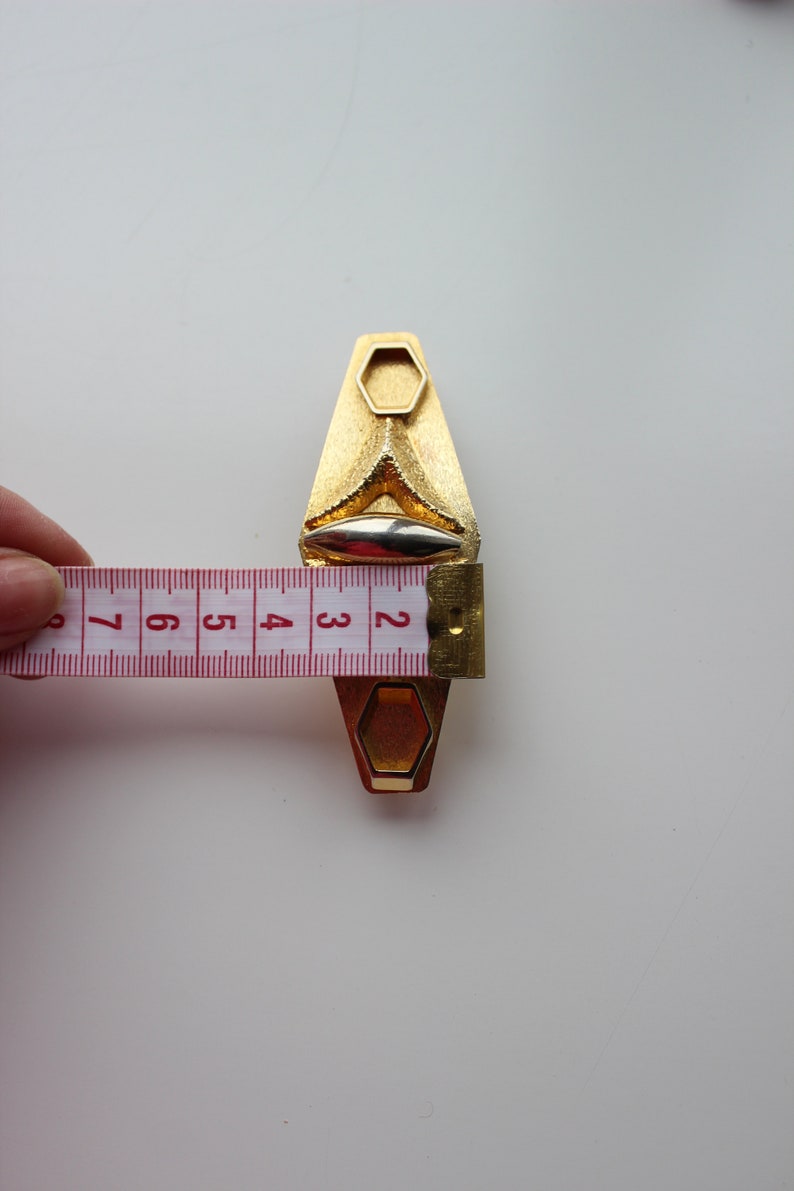 Vintage gold barrette Brevete SGDG Hair Clip ponytail | Etsy